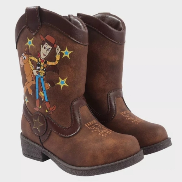 Disney | Shoes | Toy Story Pullon Boots Brown | Poshmark